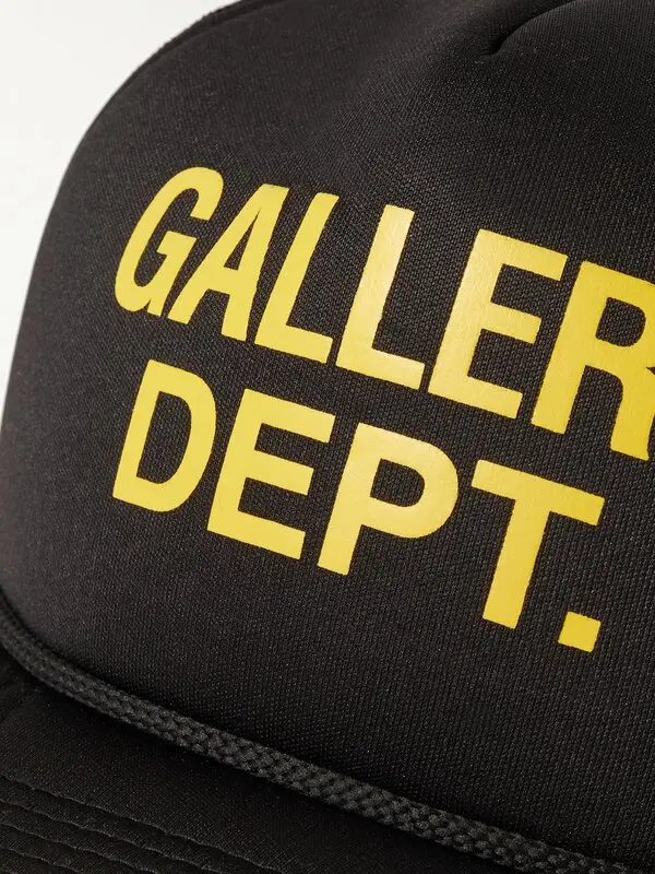 GALLERY DEPT. Logo-print Trucker Cap - Black