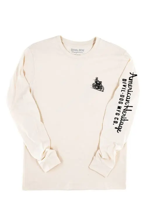 DEVIL-DOG DUNGAREES Heritage Long Sleeve Graphic T-shirt