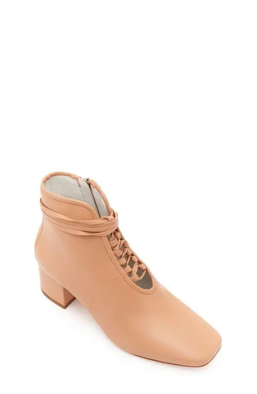 DANIELLA SHEVEL Cleo Ankle Boot - Beige