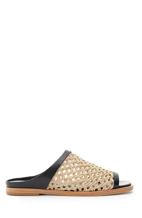 DANIELLA SHEVEL Alba Jute Sandals - Black