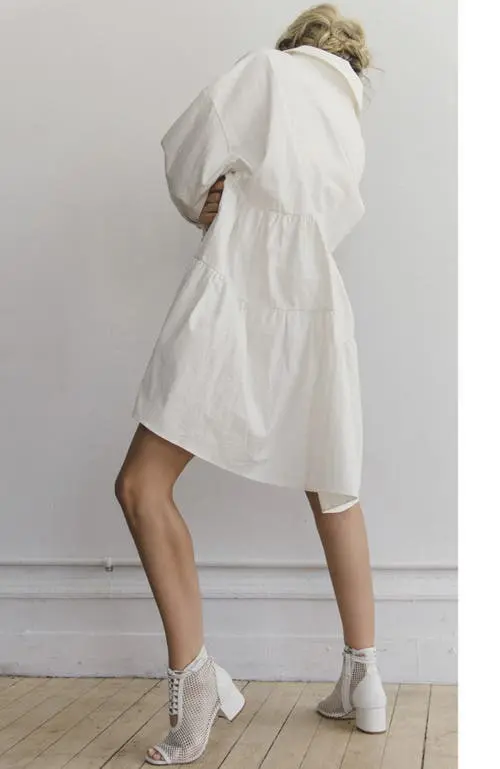 DANIELLA SHEVEL Nola Bootie - White