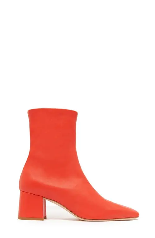 DANIELLA SHEVEL Milani Stretch Nappa Leather Boots - Red
