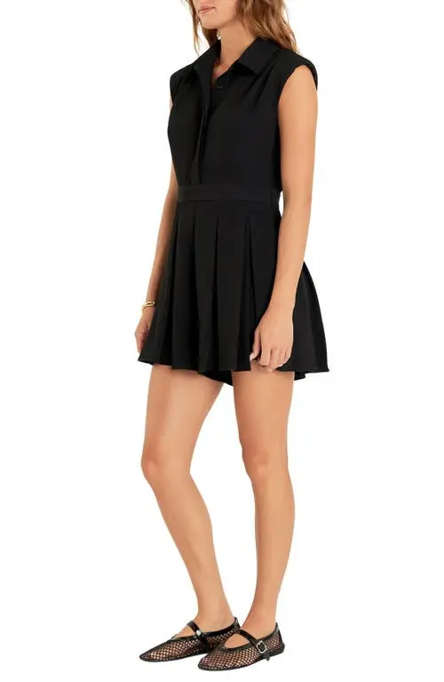 English Factory Pleated Romper