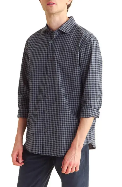 Billy Reid Tuscumbia Sport Shirt - Navy/greydnu