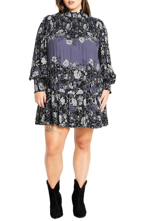 city chic blue floral dress Thats So Fetch | Nadine Lace-Up Back Maxi Dress | Blue Floral