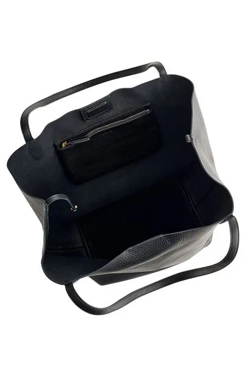 Madewell Oversized Soft Grain Leather Shopper Tote
