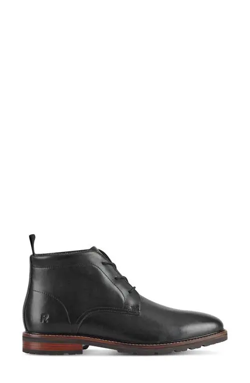 Rockport Caspe Leather Lace-up Boots - Black
