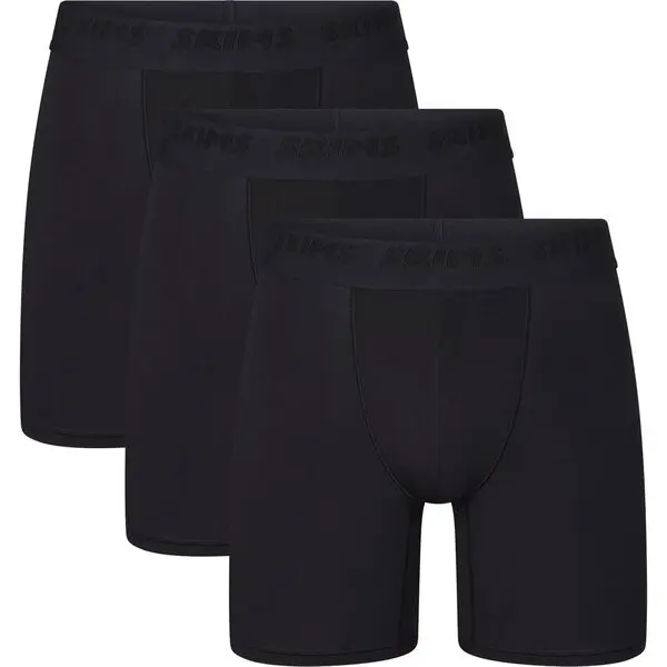 SKIMS 3-pack 5-inch Stretch Modal Boxer Briefs - Obsidian