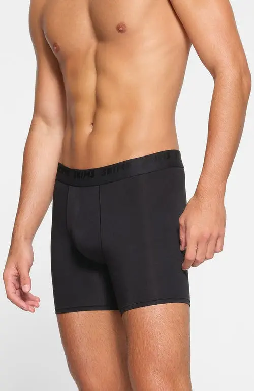 SKIMS 3-pack 5-inch Stretch Modal Boxer Briefs - Obsidian