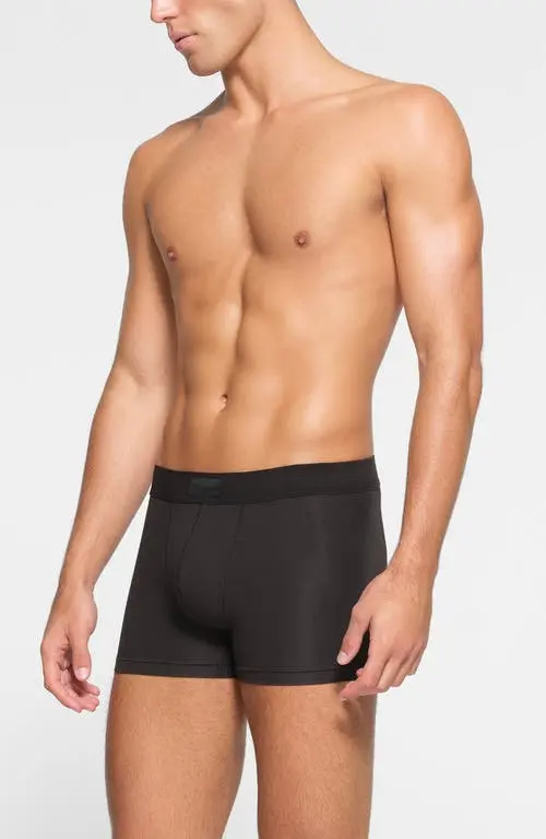 SKIMS 3-pack 3-inch Cotton & Modal Blend Boxer Briefs - Onyx