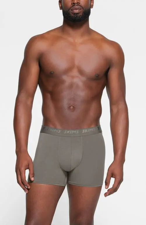 SKIMS 3-pack 3-inch Cotton & Modal Blend Boxer Briefs - Onyx