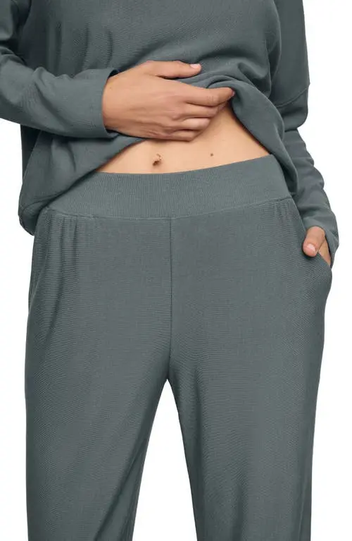 Eberjey Softest Sweats Lounge Pants - Stone Blue