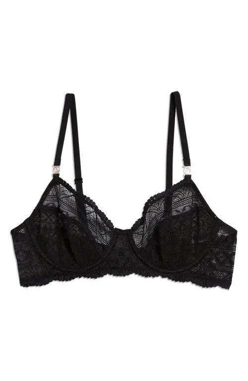 ETAM Idole Classique Lace Underwire Bra - Black