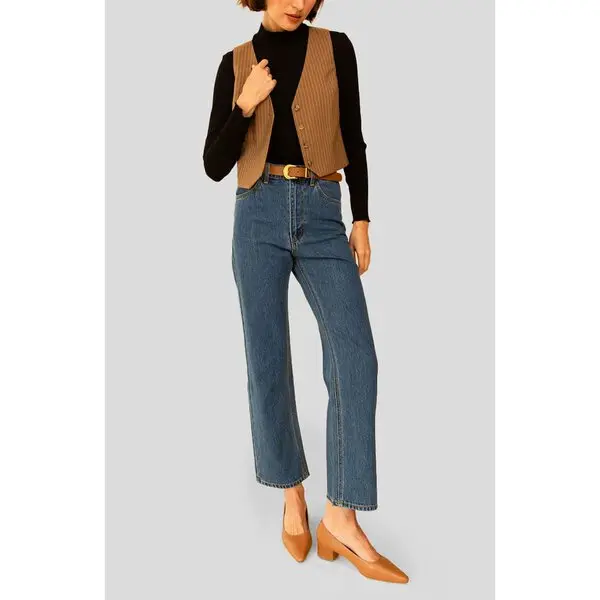 WHIMSY + ROW Farrah Pant - Dark Denim