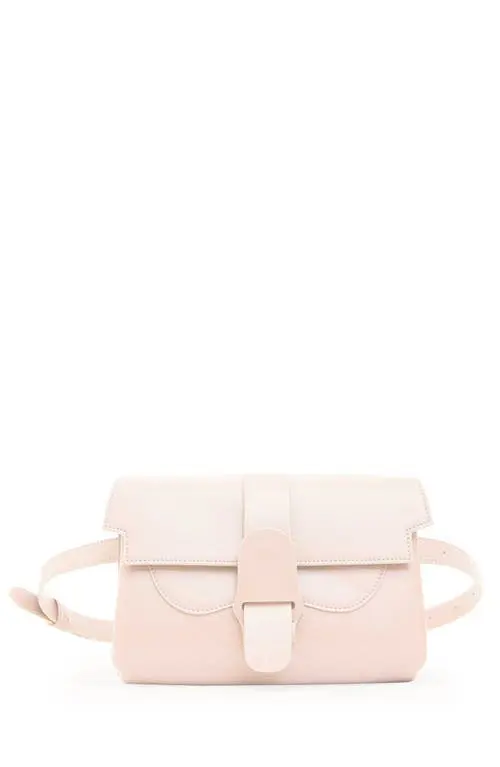 Senreve Aria Pebbled Leather Belt Bag - Blush