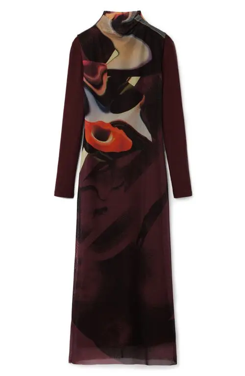 Desigual Lincoln Long Sleeve Rib Body-Con Dress & Sleeveless Mesh Dress Set  In Mix - 40% Off | Editorialist