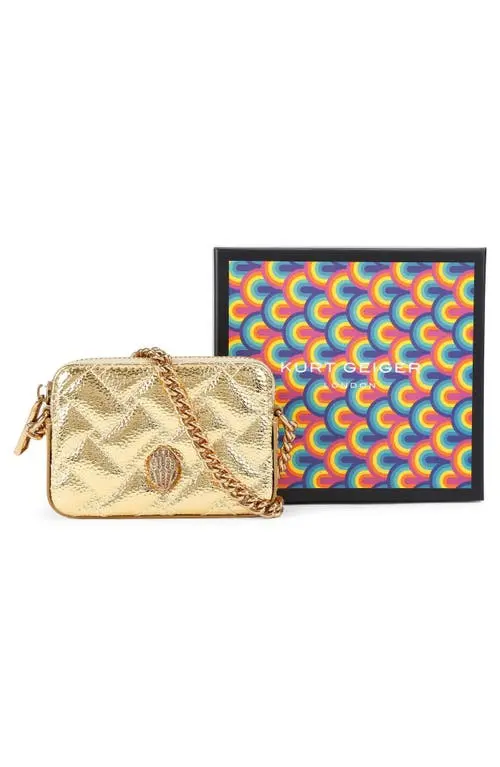 Kurt Geiger Micro Kensington Camera Bag - Gold