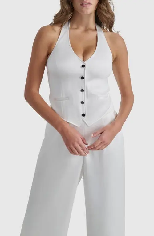 Dkny Halter Tuxedo Jumpsuit