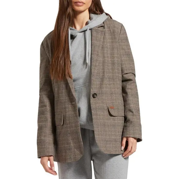 Brixton Houndstooth Stretch Cotton Sport Coat