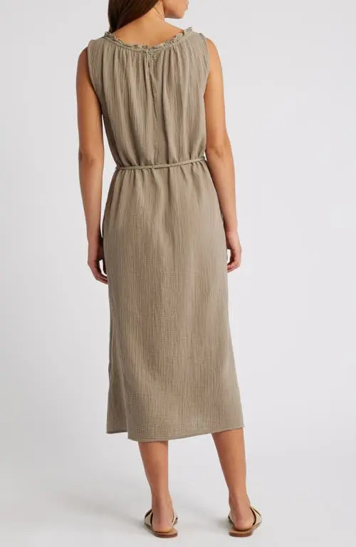 BEACHLUNCHLOUNGE Maddison Cotton Midi Dress