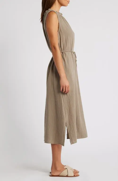 BEACHLUNCHLOUNGE Maddison Cotton Midi Dress