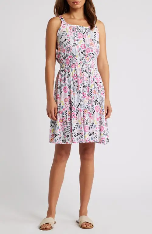 BEACHLUNCHLOUNGE Luella Ruched Waist Sundress