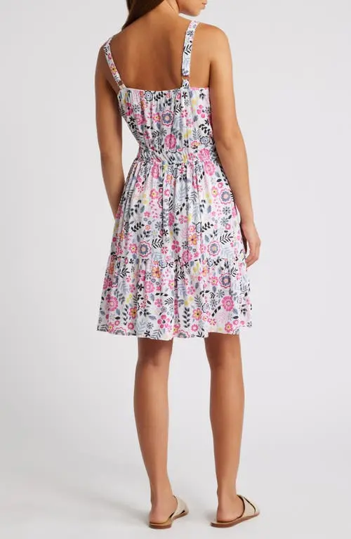BEACHLUNCHLOUNGE Luella Ruched Waist Sundress