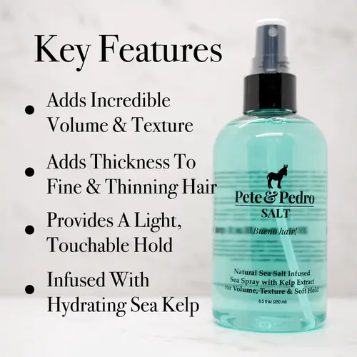 PETE & PEDRO Natural Sea Salt Spray 2 Oz - None
