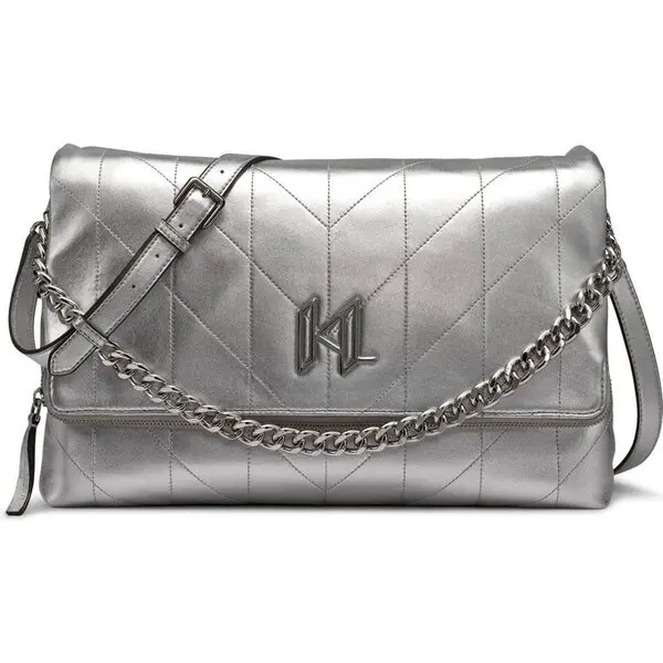 Karl Lagerfeld Paris Lavande Large Crossbody