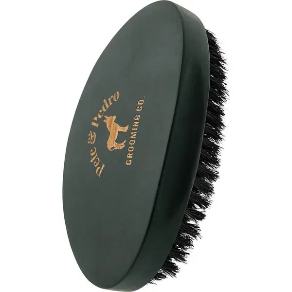PETE & PEDRO Oval Military Hair & Beard Brush - None