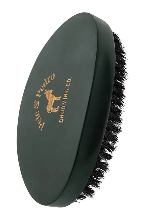 PETE & PEDRO Oval Military Hair & Beard Brush - None