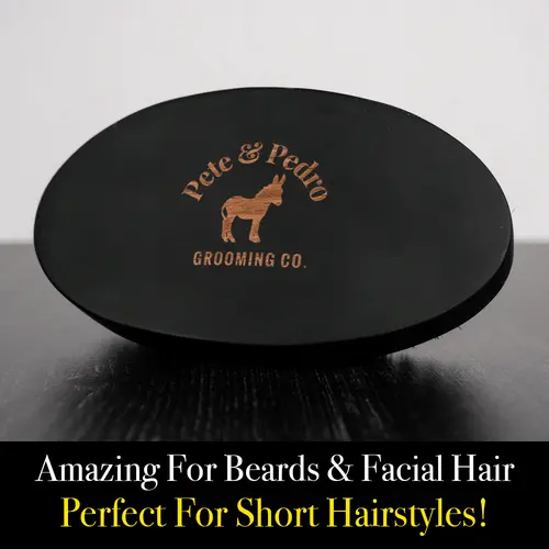 PETE & PEDRO Oval Military Hair & Beard Brush