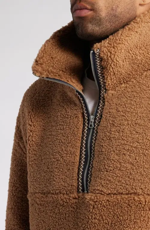 UGG Braid Half Zip Fleece Pullover