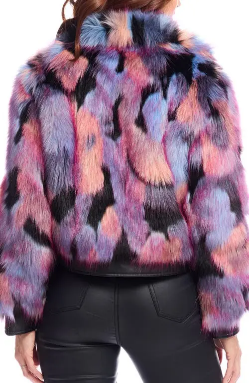 Fabulous Furs Cosmo Faux Fur Crop Jacket