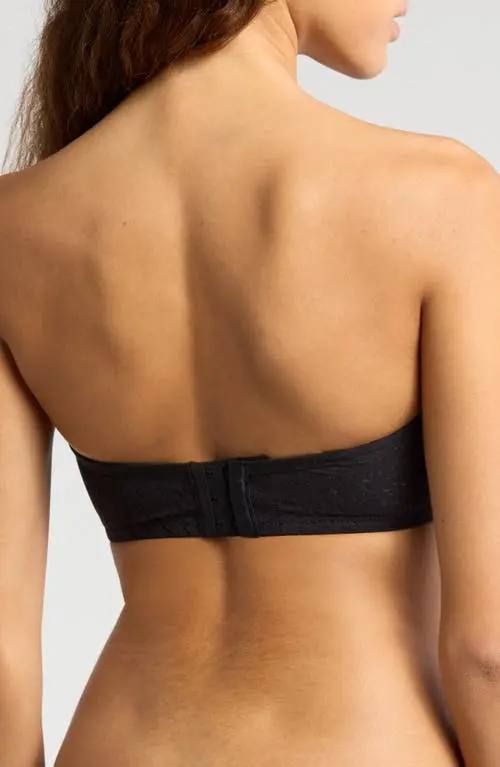 Chantelle Norah Lace Trim Bandeau Bra - Black-11