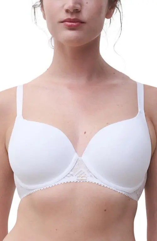 Chantelle Origins Sweetheart Underwire T-shirt Bra - White
