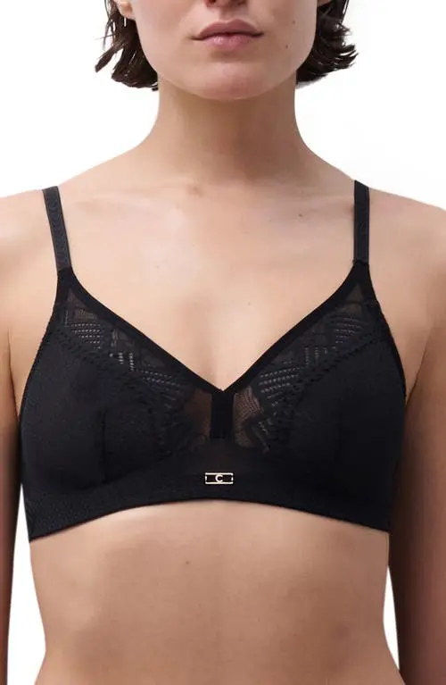 Chantelle Origins Full Support Wirefree Bra - Black