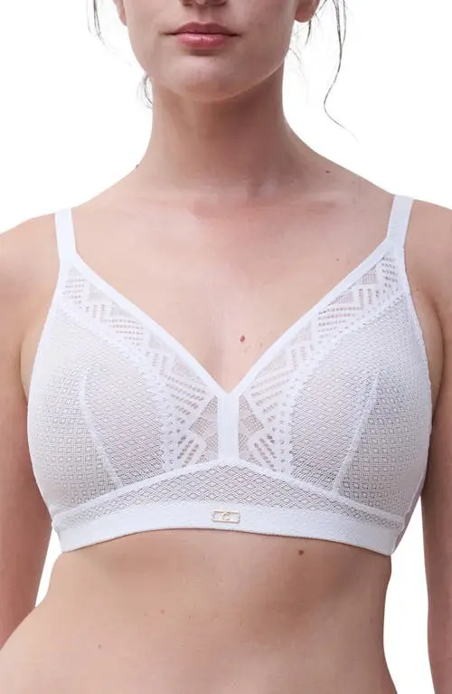 Chantelle Origins Full Support Wirefree Bra - White