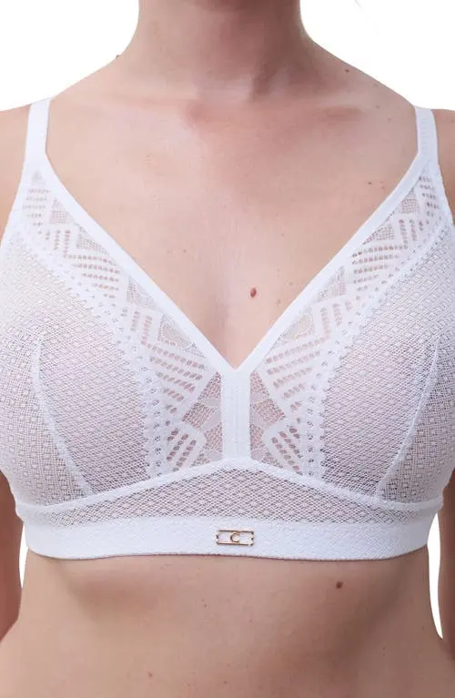Chantelle Origins Full Support Wirefree Bra - White