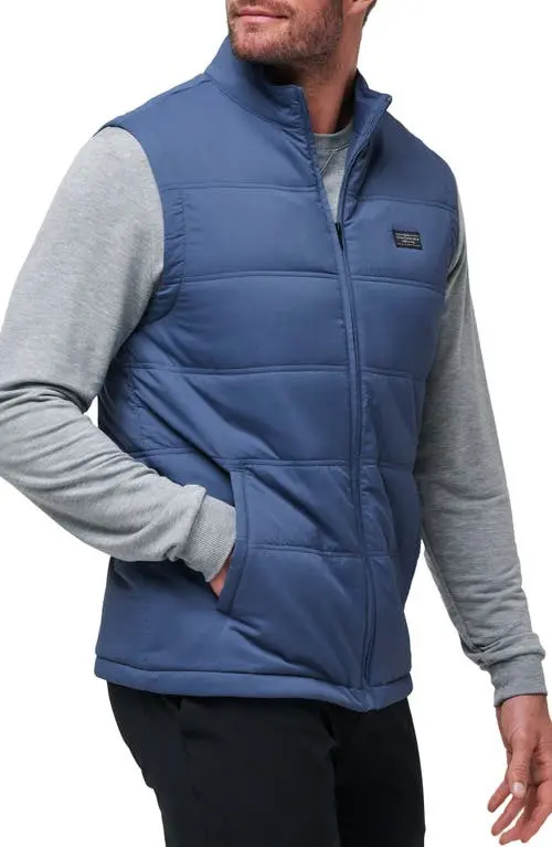 Travis Mathew Palisades Nylon Puffer Vest - Navy