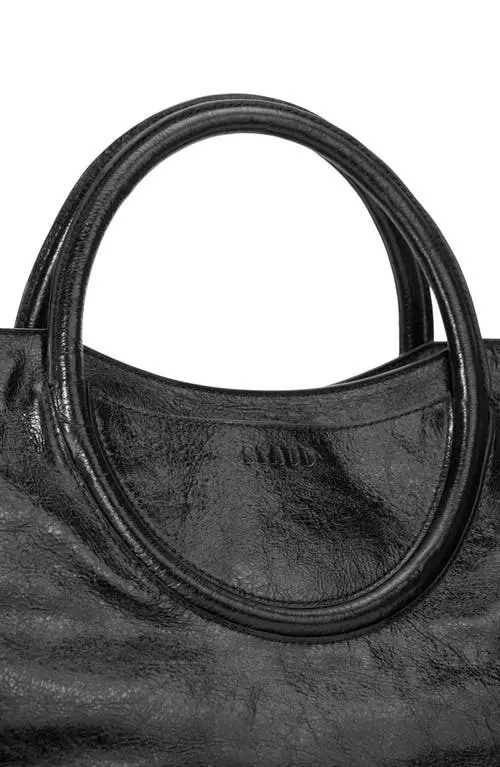 Staud Maude Leather Satchel - Black