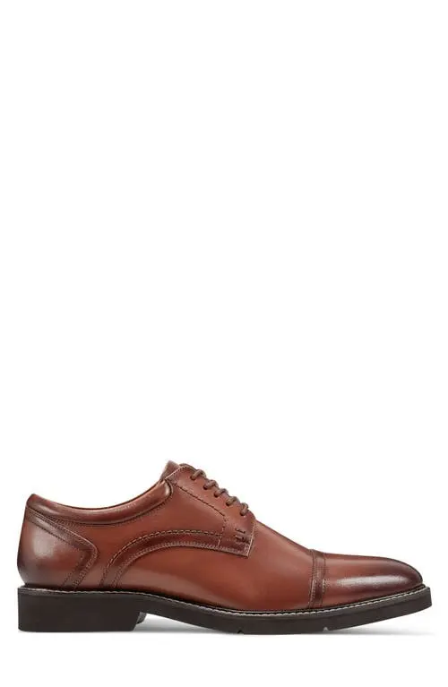 Rockport Findlay Cap Toe Derby - Medium Natural