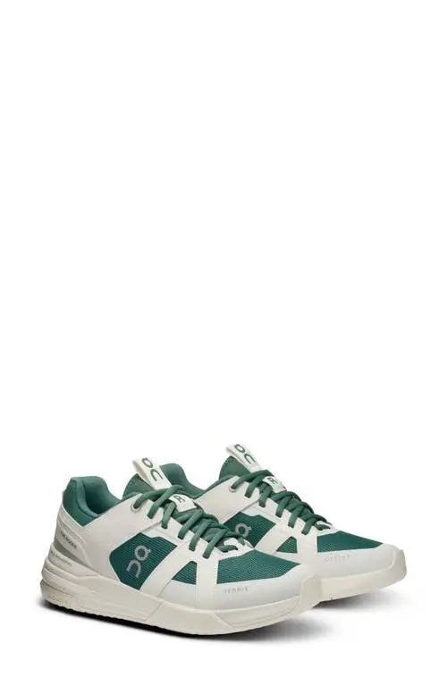 On The Roger Clubhouse Pro Tennis Sneakers - Ivory/Evergreen