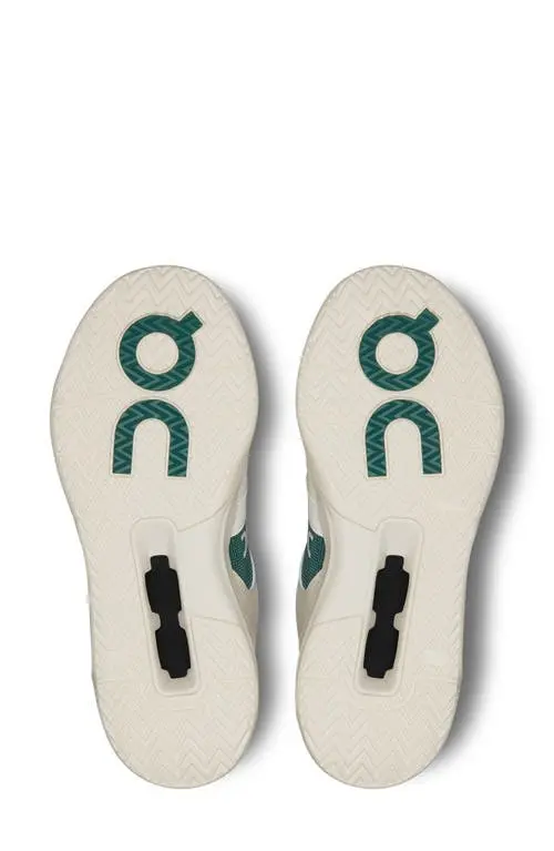 On The Roger Clubhouse Pro Tennis Sneakers - Ivory/Evergreen