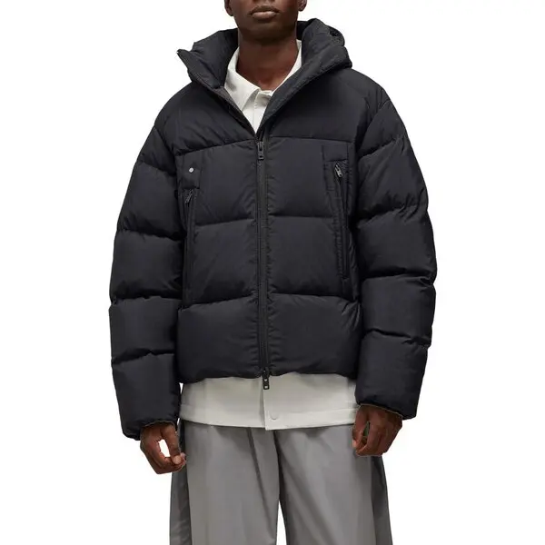 Y3 Down Puffer Jacket With Removable Hood