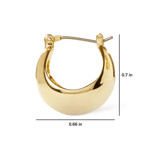 ANA LUISA Abby Hoop Earrings - Gold