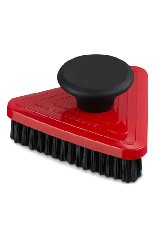LE CREUSET Triangular Grill Pan Brush - Cerise