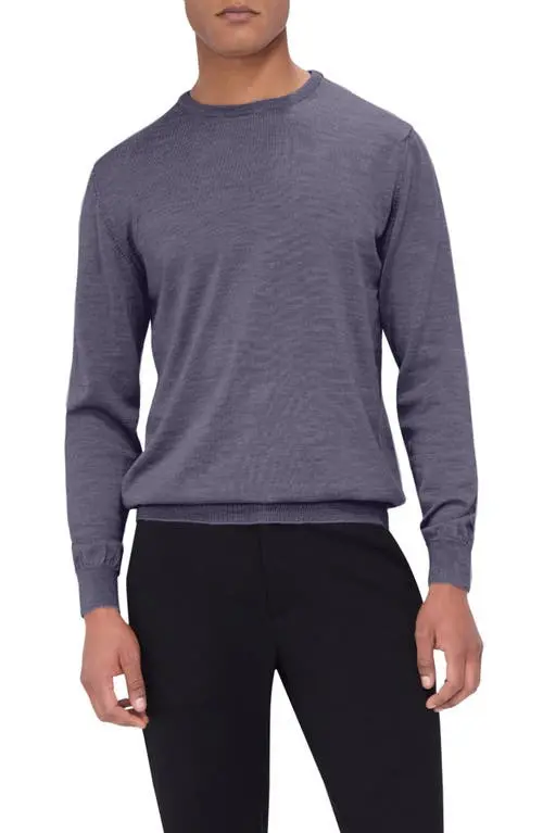 Bugatchi Scott Crewneck Merino Wool Sweater - Anthracite