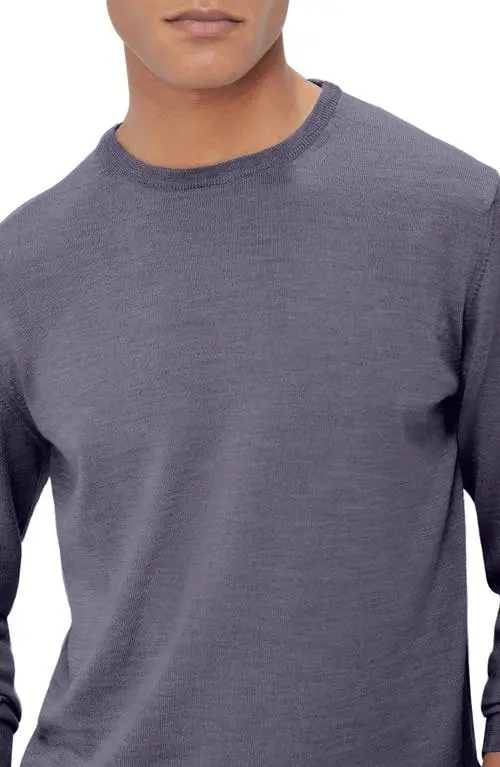 Bugatchi Scott Crewneck Merino Wool Sweater - Anthracite