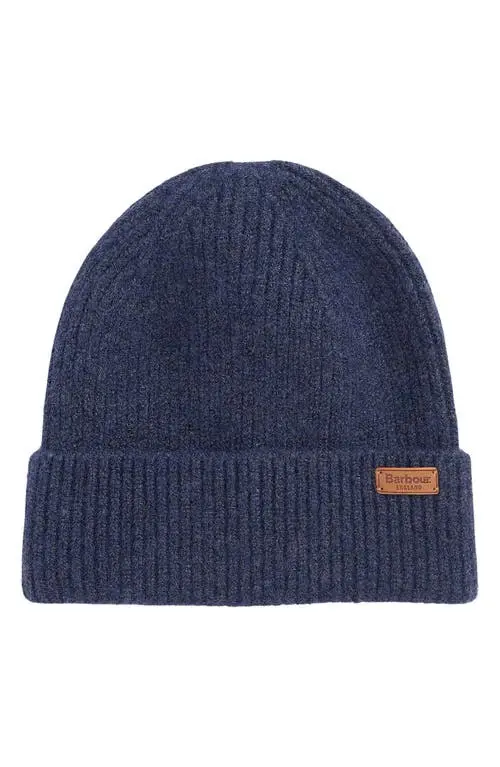Barbour Pendle Cuff Beanie - Navy